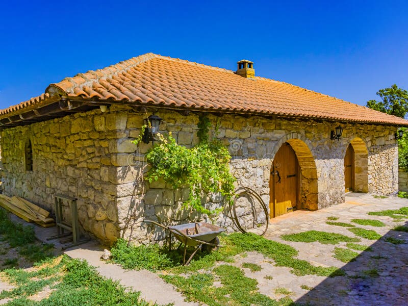 Old Rajac Wine Cellar House in Serbia Stock Photo - Image of cellar ...