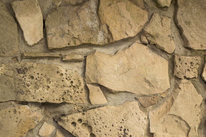 Old Random Limestone Stone Wall with Mortar Background Stock Photo ...