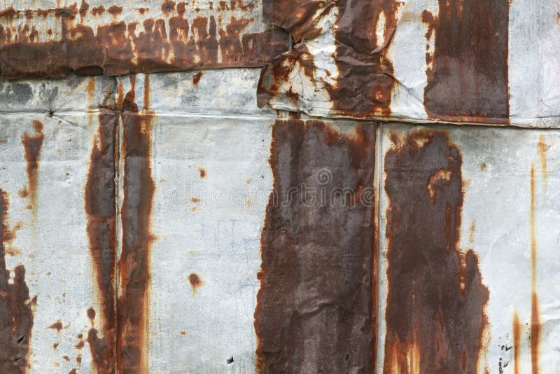 Old rasty metal panel stock image. Image of metallic - 44262677