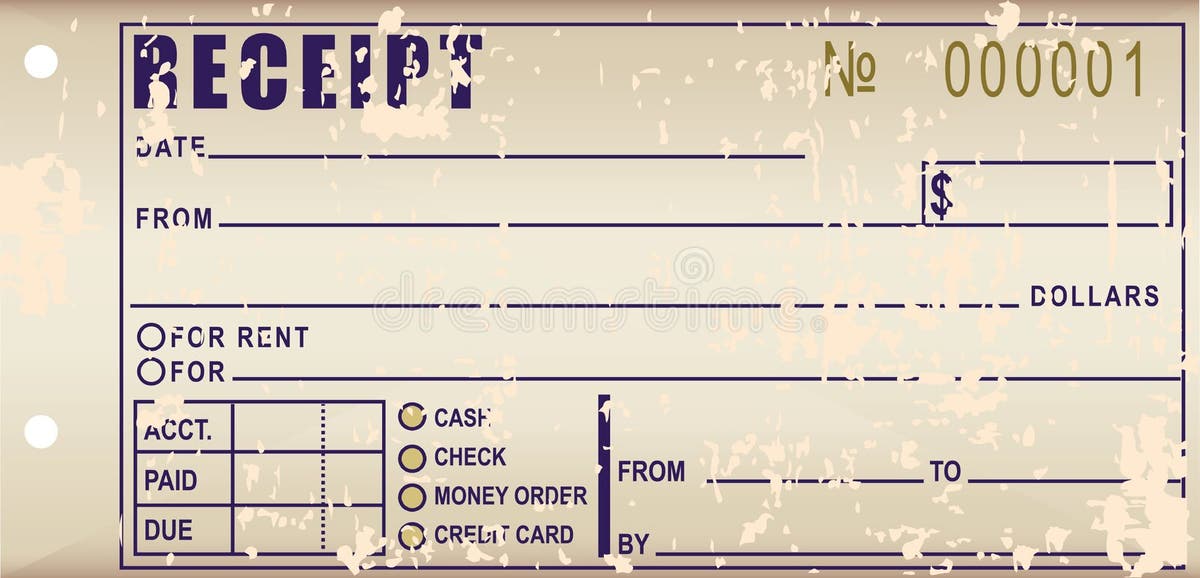 Old Receipt Stock Illustrations – 843 Old Receipt Stock Illustrations ...