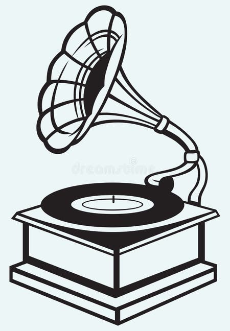 Record Player Drawing Stock Illustrations – 4,062 Record Player Drawing ...