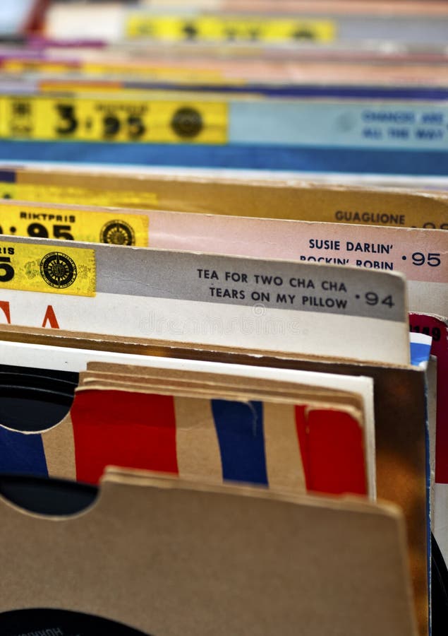 Old records stock photo. Image of retro, nostalgia, sound - 16428534