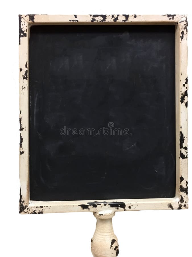 An Old Small Rectangle Blackboard Background Stock Photo - Image of ...