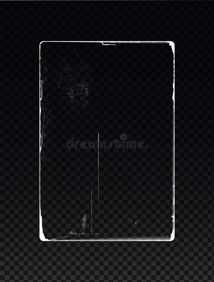 Old Rectangular Paper Overlay Cover for Photo or Poster. Stock Vector ...