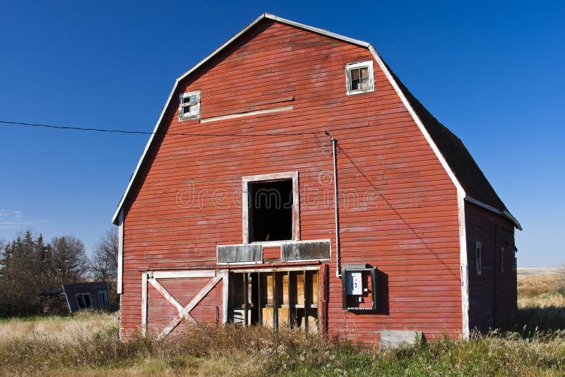 Old Red Barn stock photo. Image of fall, countryside - 16586180