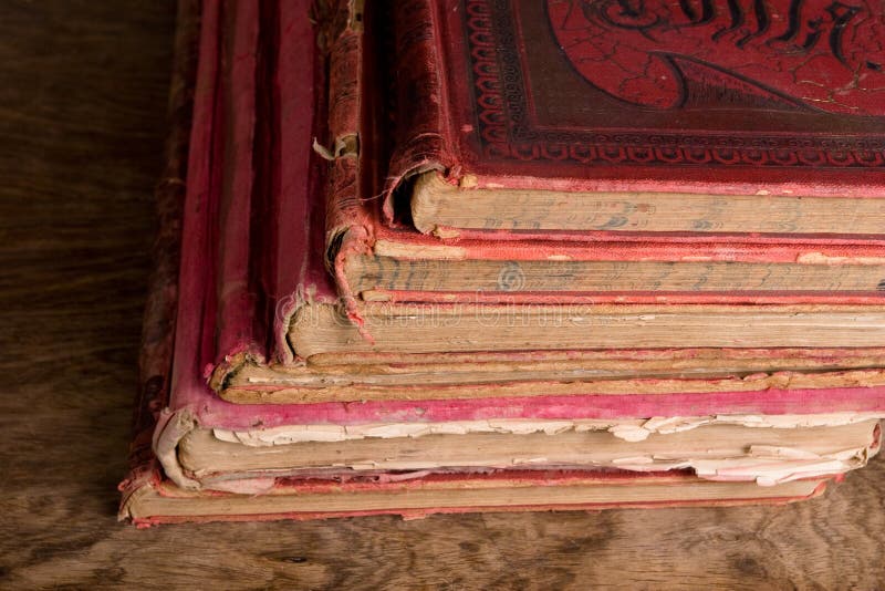 Old red books stock image. Image of hardcover, book, library - 19134243