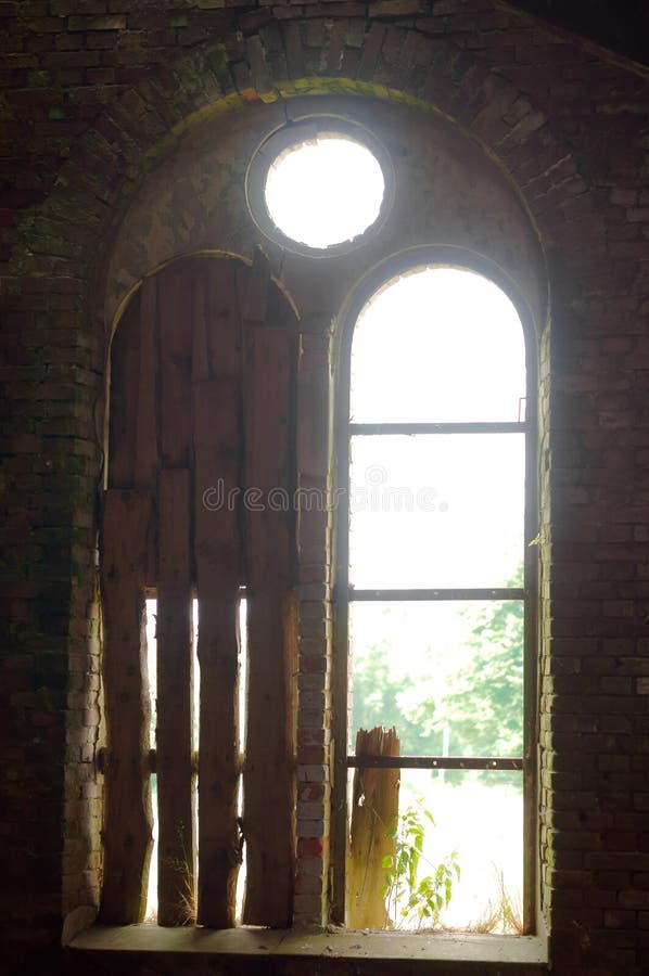 Old Red Brick Building, Broken Window of an Old Building Stock Photo ... Old Red Brick Building, Broken Window of an Old Building Stock Photo ...