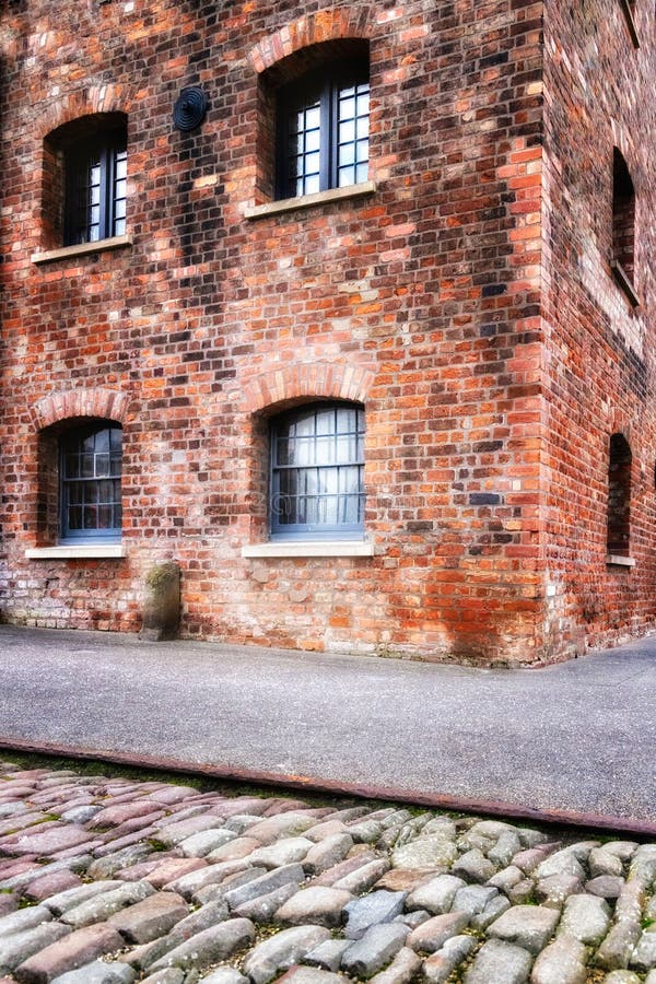 Old Red Brick Building with Windows Stock Photo - Image of classic, craftsmanship: 306908084