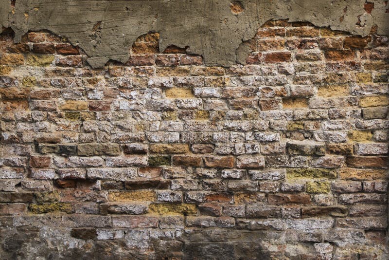 Old Red Brick Castle Wall for Background Stock Photo - Image of cement ...