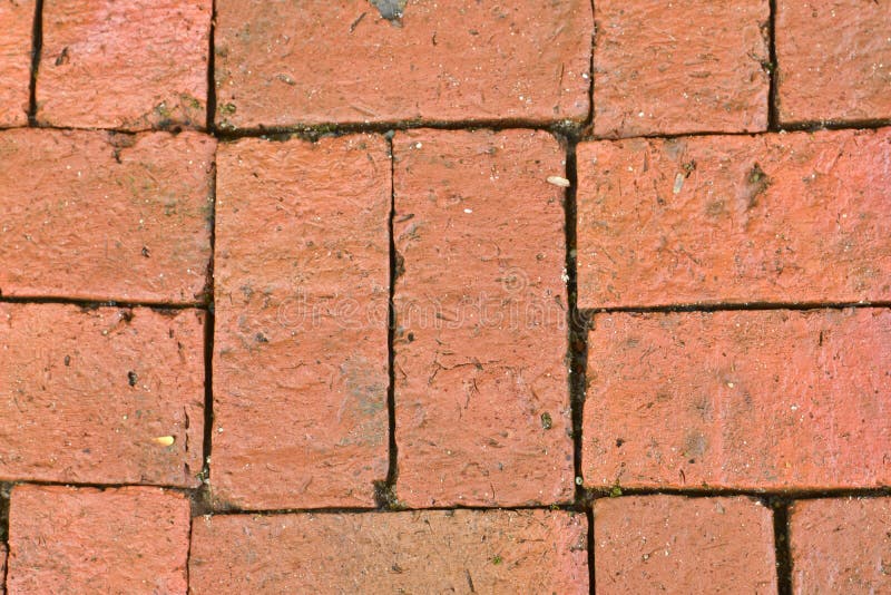 Old Red Brick Floor Pattern Background, Red Brick Wall Background Stock ...