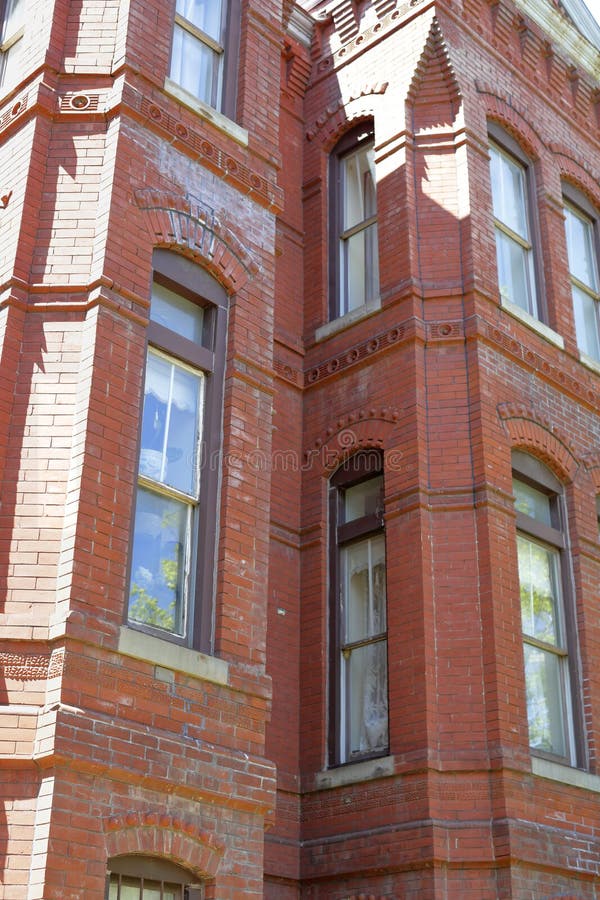 Old Red Brick House Washington DC Stock Photo - Image of daytime ...