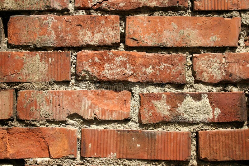 Old red brick wall stock photo. Image of wall, architecture - 19004