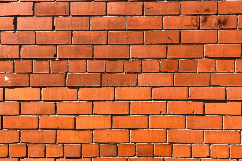 Old Red Brick Wall As a Background on a Spring Day 7 Stock Photo ...