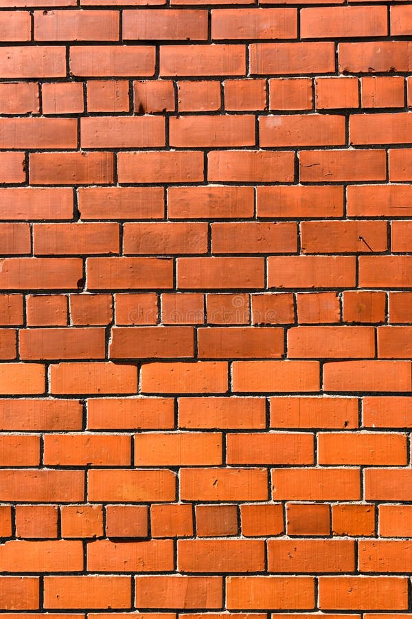 Old Red Brick Wall As a Background on a Spring Day 5 Stock Photo ...
