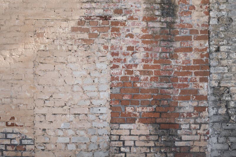 Old Red Brick Wall. Background Texture Stock Image - Image of ...