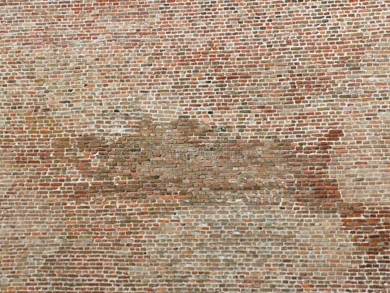 Old Brick Big Wall Texture Background Stock Image - Image of ...