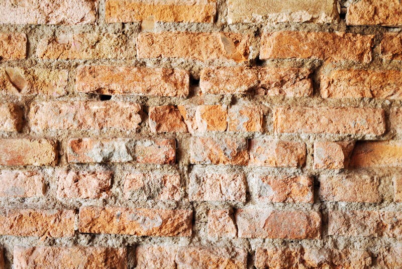 Old Red Brick Wall Texture Background Stock Image - Image of building ...