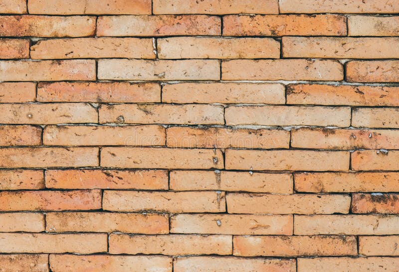 Old Red Brick Wall, Wallpaper Texture Background Stock Photo - Image of ...
