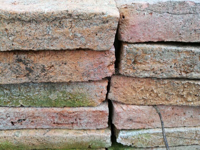 Old red bricks stock photo. Image of brown, objects - 110270988