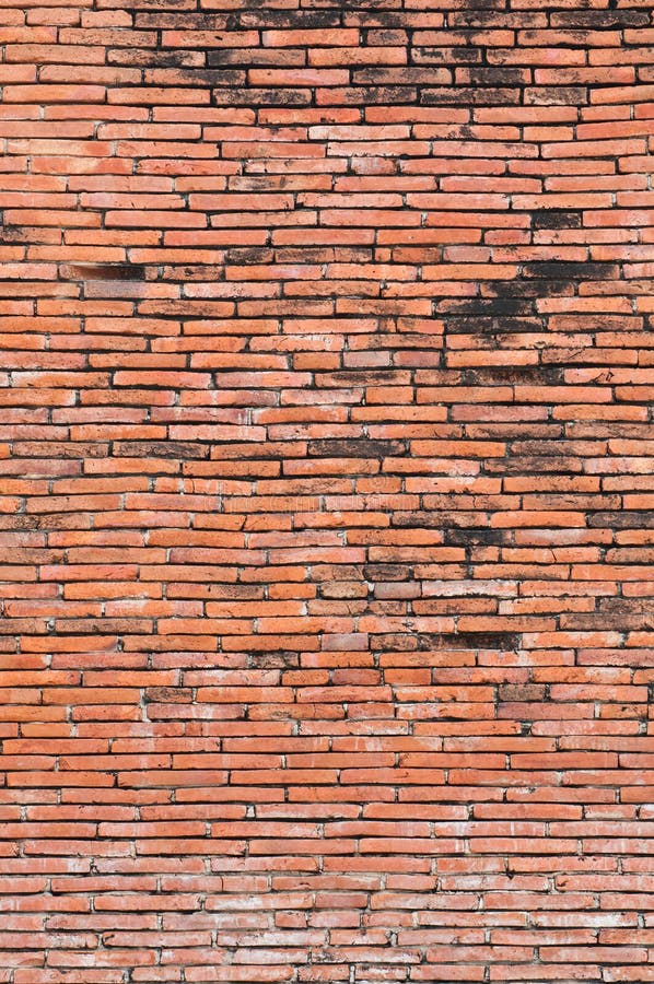 Old red bricks wall stock image. Image of concrete, regular - 31232003