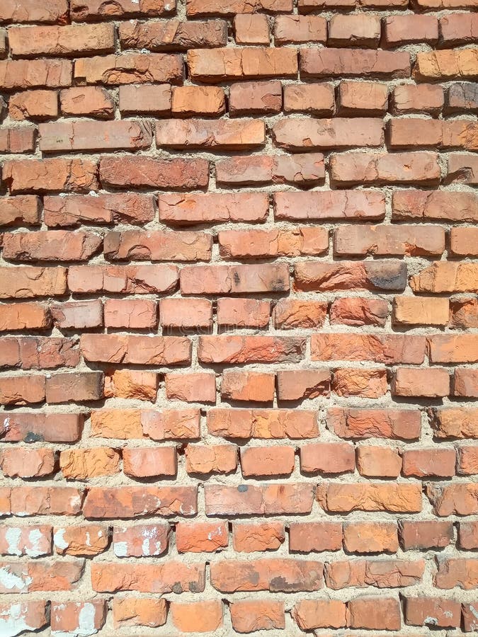 Old Red Brickwork Background and Texture Stock Photo - Image of chipped ...