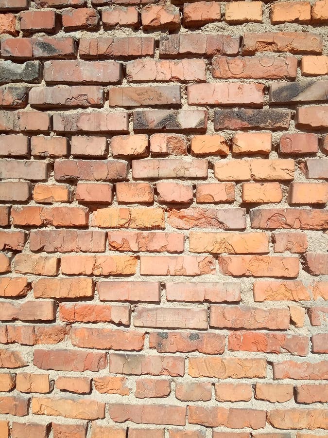 Old Red Brickwork Background and Texture Stock Photo - Image of ...