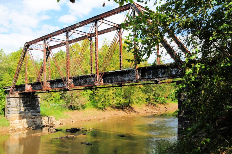 Standing on the Historic War Eagle Bridge in Rogers, Arkansas One Can ...