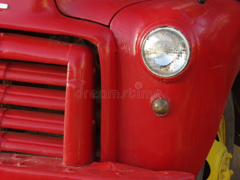 Red Classic Car Tail fin stock image. Image of cruise - 2663089