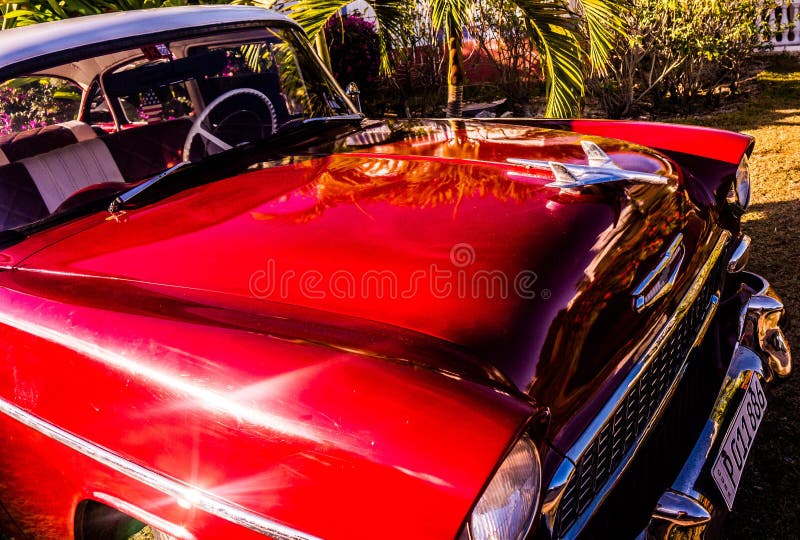 Old red car editorial photo. Image of history, ornament - 55352291