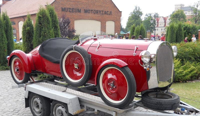 Old red car editorial stock image. Image of automotive - 97270649