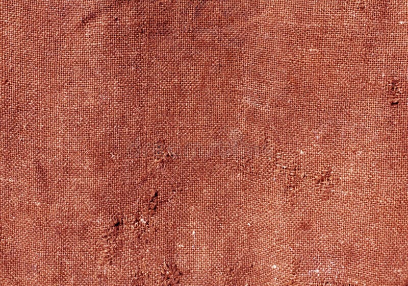 Old Red Cotton Hessian Sack Texture. Stock Image - Image of decoration ...