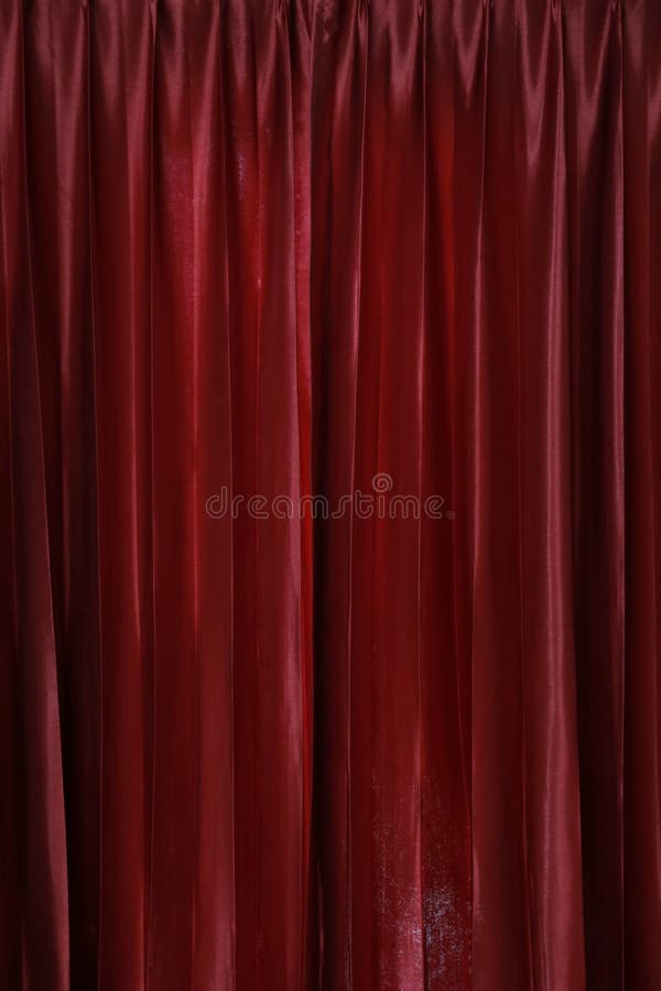 Old red curtain stock image. Image of curtain, ambient - 94185391