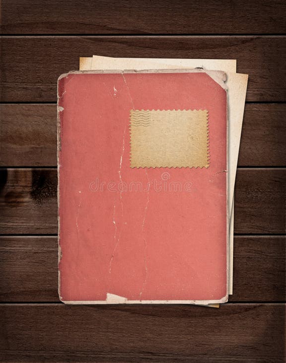 Old folder on wooden table stock photo. Image of military - 152408986
