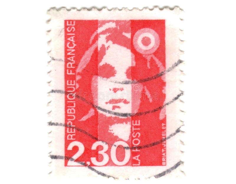 Red French Stamp 2f Stock Photos - Free & Royalty-Free Stock Photos ...