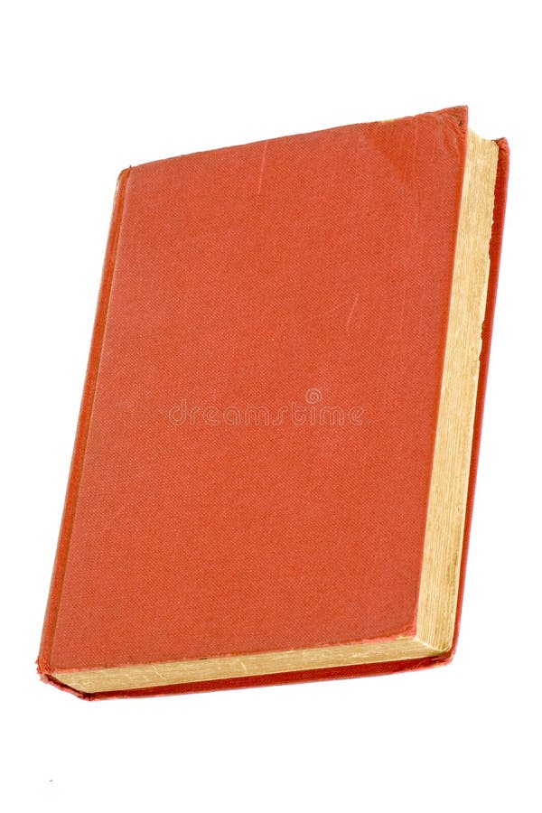 Old red hardcover book stock photo. Image of paper, isolated - 2414570