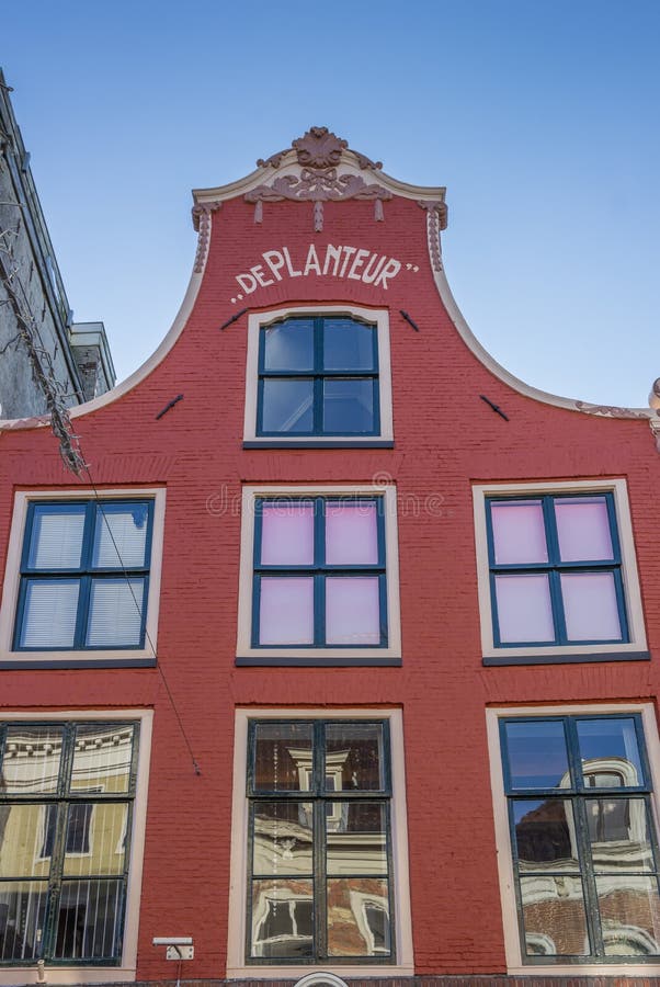 Old Red House in the Center of Leeuwarden Editorial Photography - Image ...