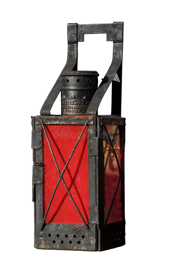 Old red lantern stock image. Image of dirty, christmas - 10795713