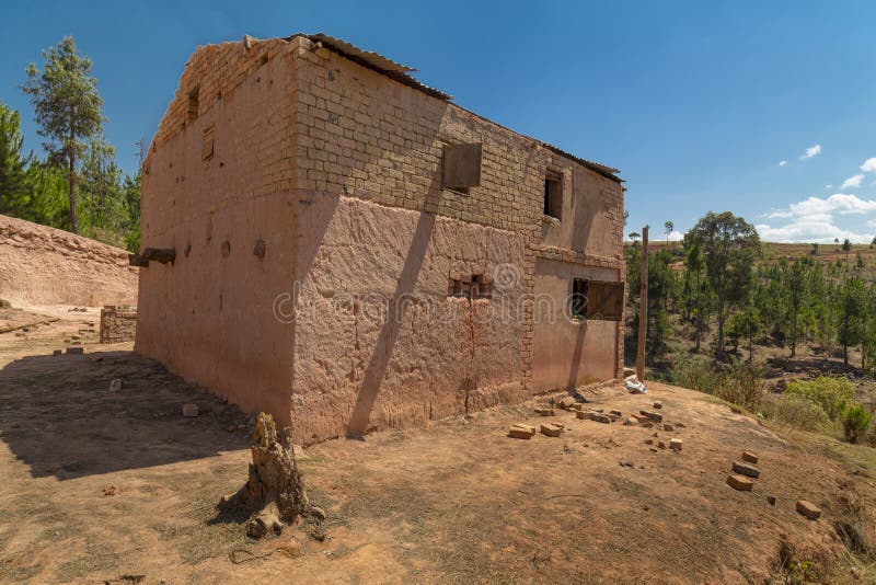 A Female Section of a Traditional Arab Mud House Stock Photo - Image of ...