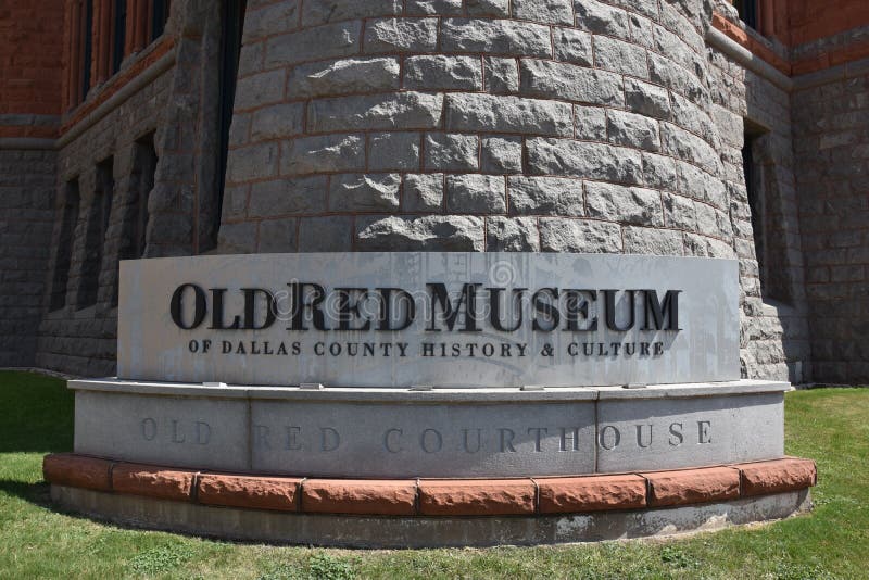 Old Red Museum, Formerly Dallas County Courthouse, in Texas Editorial ...