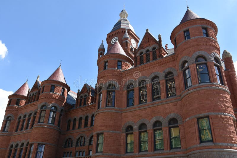Old Red Museum, Formerly Dallas County Courthouse, in Texas Stock Photo ...