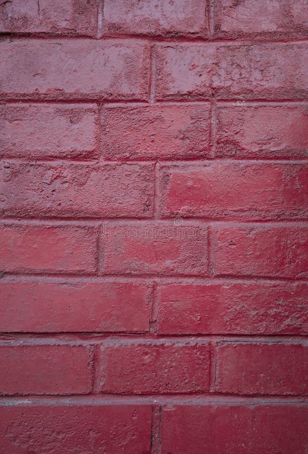 Old Red Painted Brick Wall Texture, Abstract Background Stock Photo ...