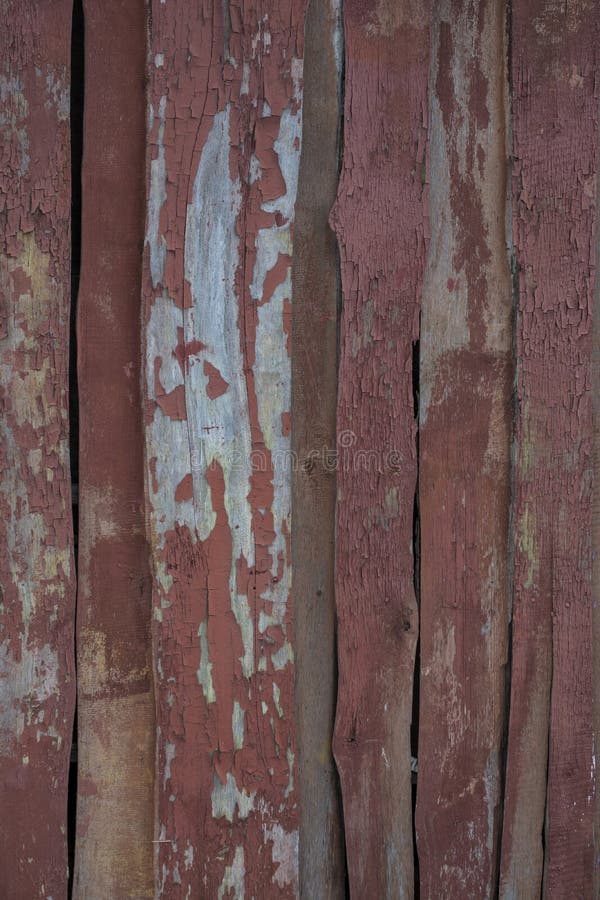 Old Red Painted Wooden Boards Stock Image - Image of texture, brick ...