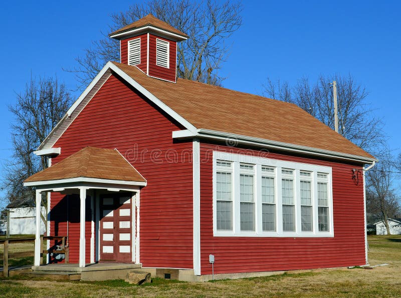 Classic One Room School House Stock Image - Image of restored, historic ...