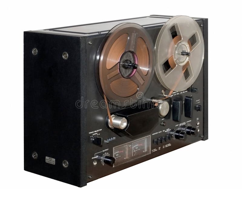 Old tape-recorder stock image. Image of playing, industry - 2822691