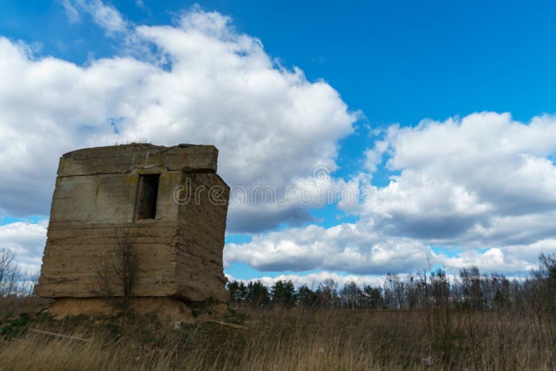 Old Reinforced Concrete Military Pillboxes and Defensive Structures ...