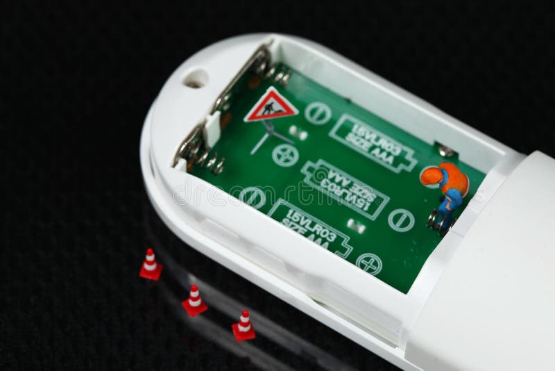 Old remote control scene. stock image. Image of maintenance - 106985505