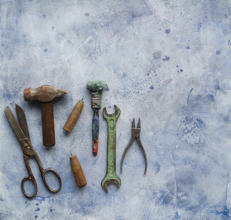 Old repair equipment stock image. Image of industrial - 94140683