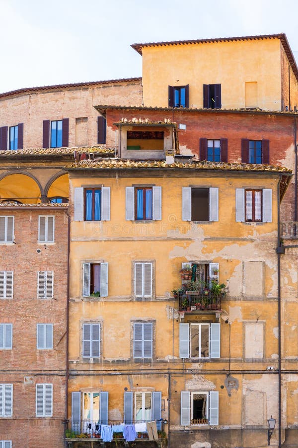 Old residential building stock photo. Image of apartment - 78323186