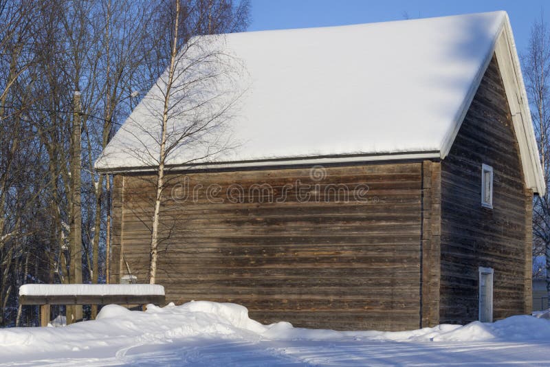 The old rest stop stock photo. Image of birch, kangasala - 74837104
