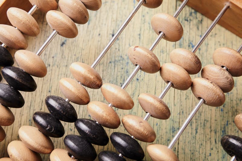 Old retro abacus stock image. Image of house, accounting - 115472115